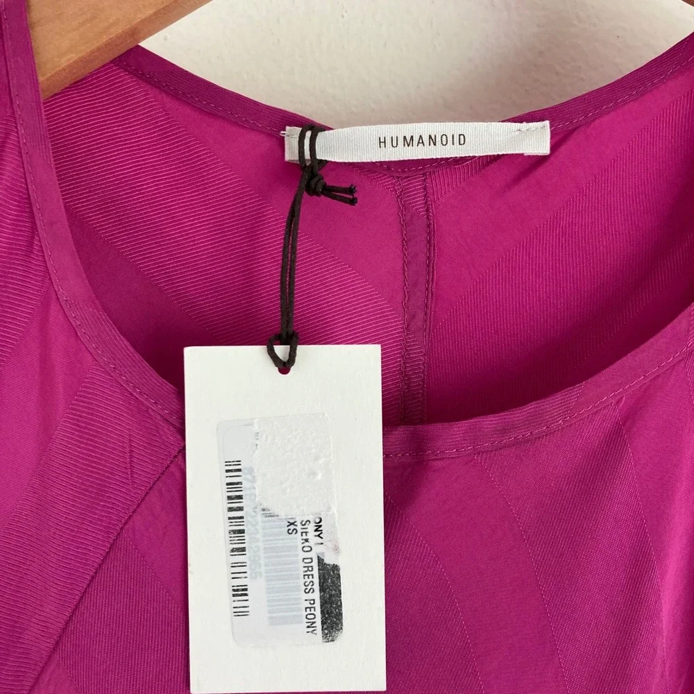 Humanoid | Dresses | New Humanoid Sieko Dress Peony Pink Cupro Viscose ...